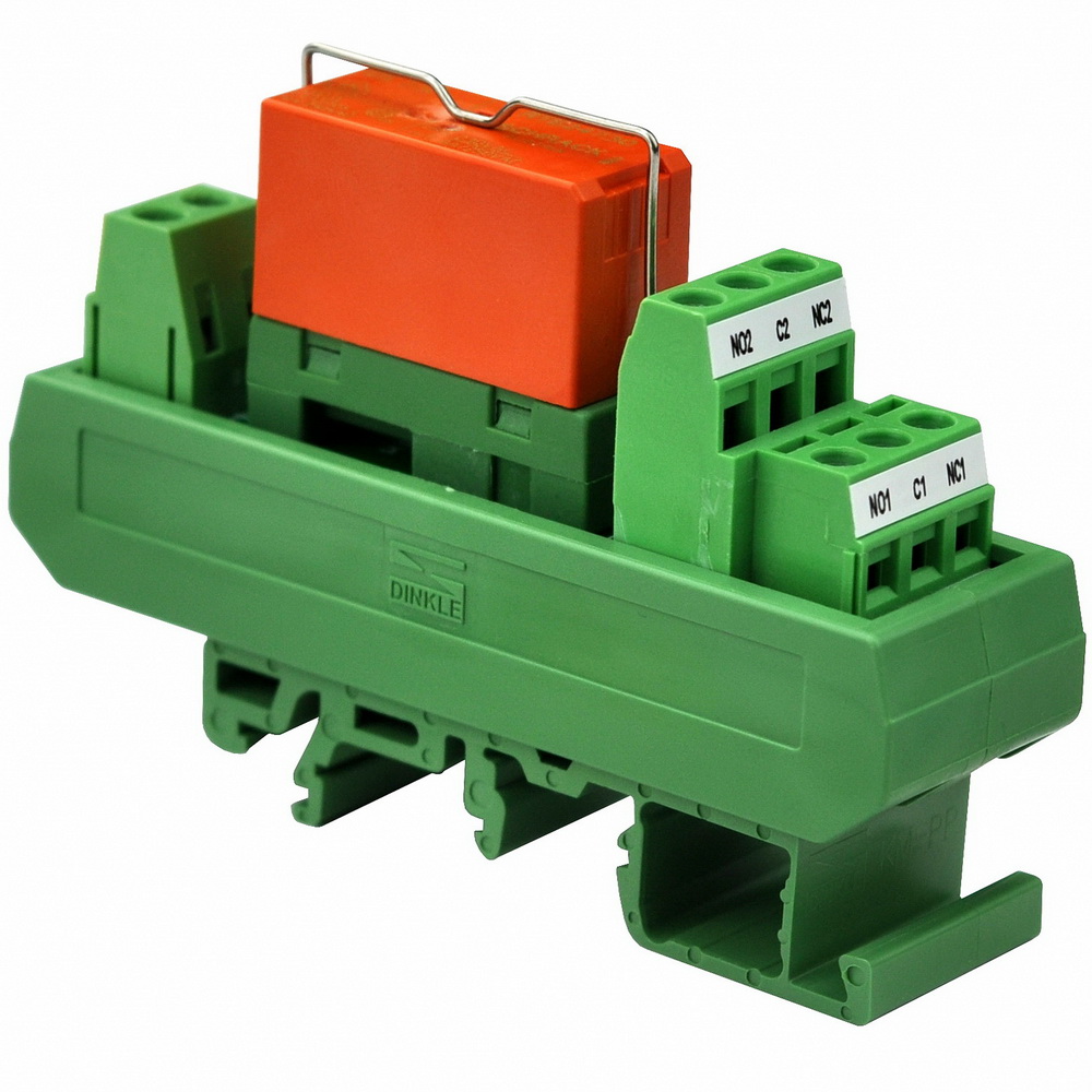 ELECTRONICS-SALON AC 230V Slim DIN Rail Mount 8Amp DPDT Power Relay ...